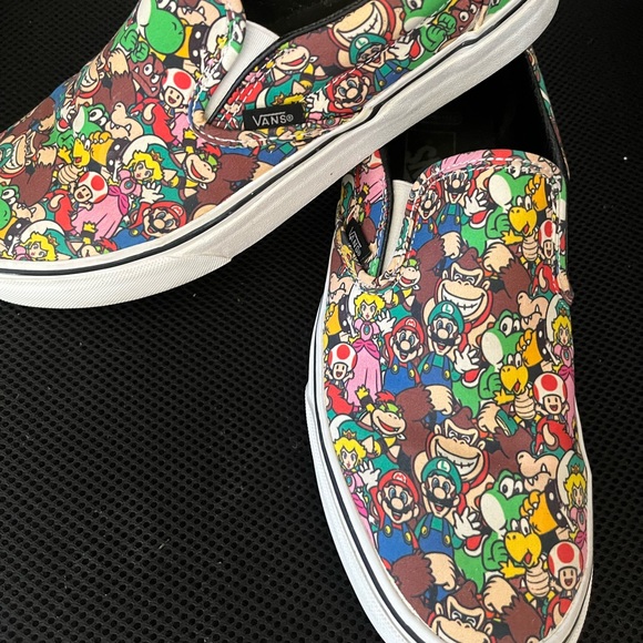 Vans | Shoes | Nintendo Super Mario Vans Shoes Game Over Size Men85 ...
